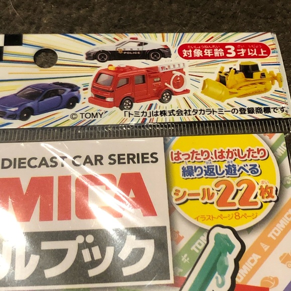 Tomica | Toys | Tomica Sticker Book Miniature Die Cast Cars Stickers ...